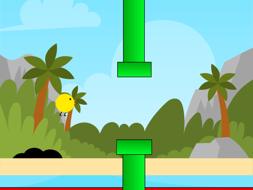 Jump&Run Flappy Bird-kikesarmiento222-慧编程作品社区